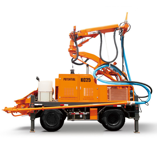KC2512W Concrete Spraying Equipment , Robotic Shotcrete Manipulator ...
