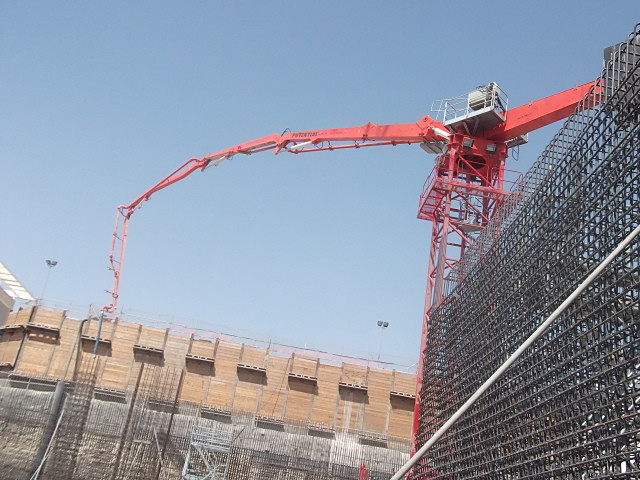 HG34 Tower Concrete Placing Boom 5″×3000 Hose Dimensiona Ccurate Boom ...