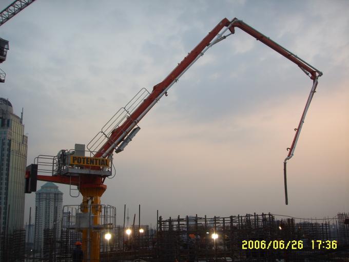 Hydraulic Concrete Placing Boom 360 Slewing Range