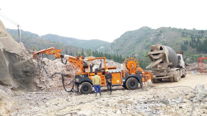 Fully Hydraulic Control 15T Underground Concrete Sprayer