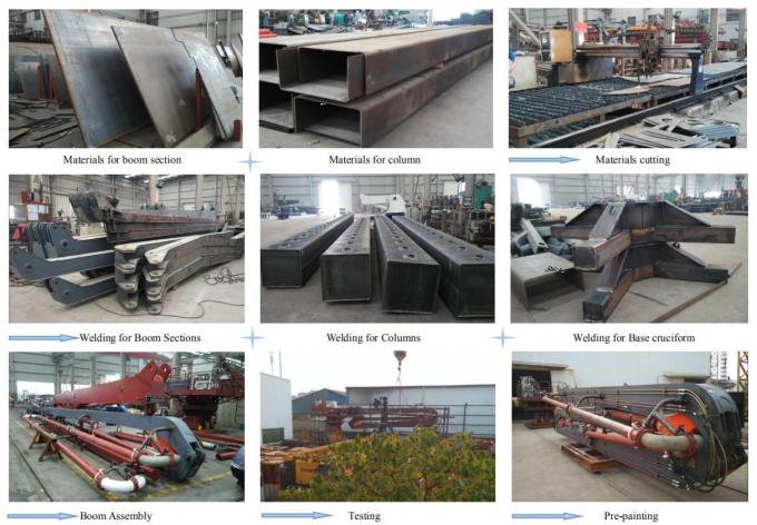 HG32B Climbing Concrete Placing Boom 20m Column Compact Structure With ...