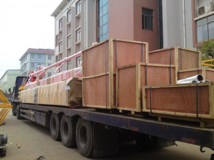 34m Concrete Placement Boom , Concrete Placing Equipment Stable Operation